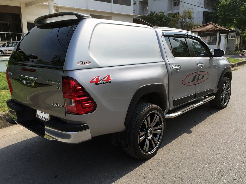 TOYOTA HILUX REVO DOUBLE-CAB HARDTOP COMMERCIAL - HARDTOPS - Fibertek ...